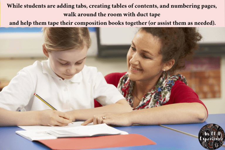 How to Set Up a Writer's Notebook for the School Year Effectively - An ...