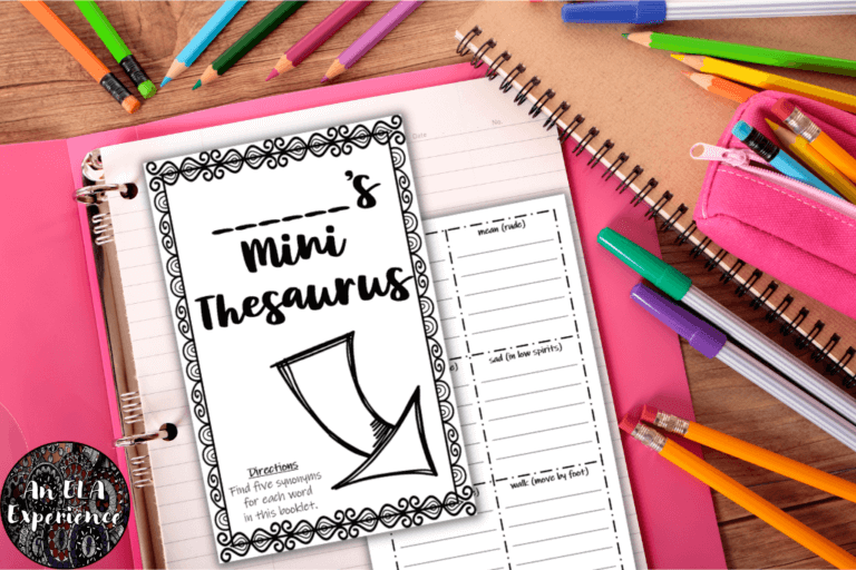 Fun Activities for Synonyms to Inspire Students - An ELA Experience